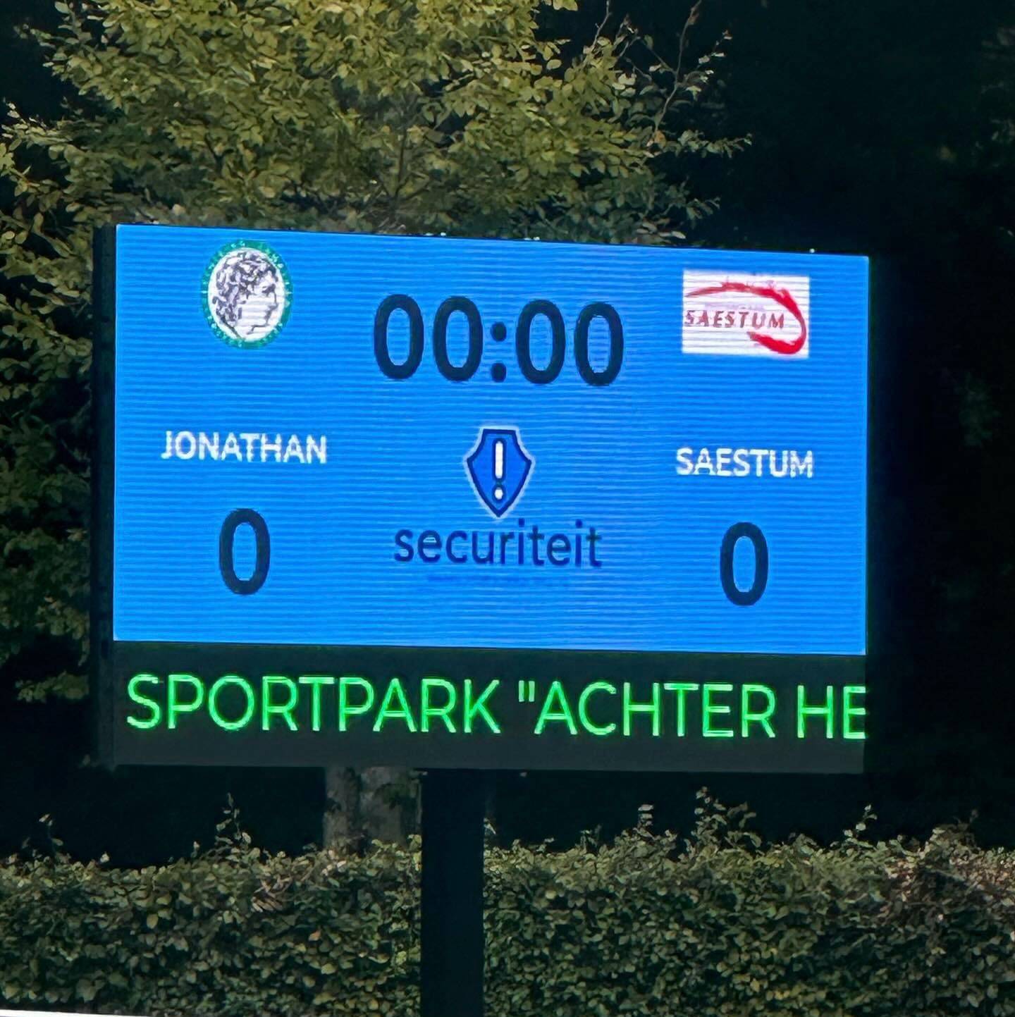 Ons nieuwe scorebord is een feit! | vv Jonathan